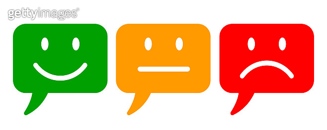 Three colored smilies, set smiley emotion, by smilies, cartoon ...
