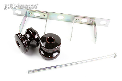 Metal Secondary Rack for 2 wires for Brown ceramic wire insulator ...