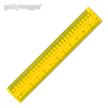 Creative vector illustration of realistic colorful rulers isolated on ...