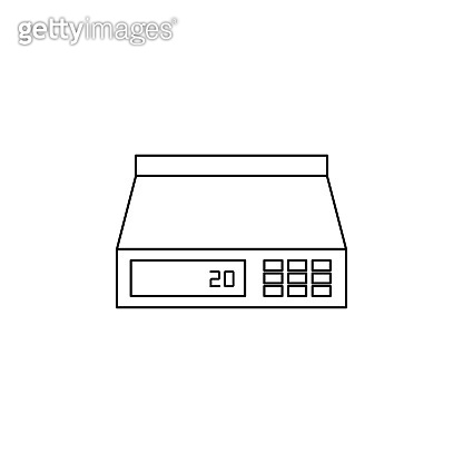 electronic balance icon. Element of measuring instruments for mobile ...