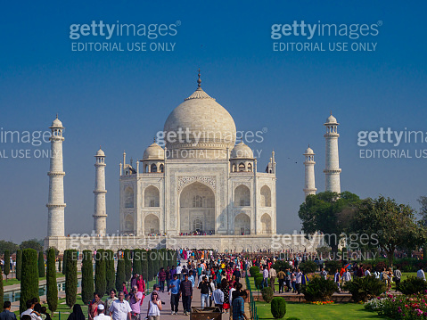 The Taj Mahal, one of the World's Wonders and a legend of eternal love ...