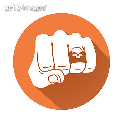 Fist with skull ring symbol 이미지 (925742290) - 게티이미지뱅크