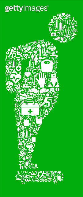 Stick Figure on the Scale Green Medical Rehabilitation Physical Therapy ...