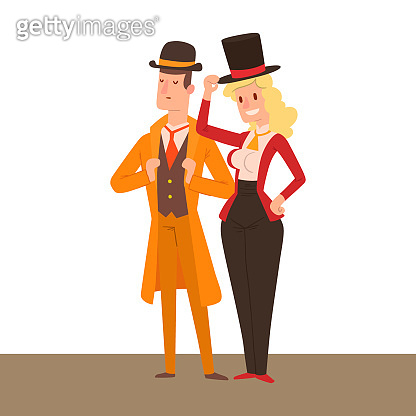 Vintage victorian cartoon gents retro people vector. Style fashion old ...