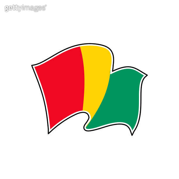 The national flag of Guinea. Vector illustration. Conakry 이미지 ...