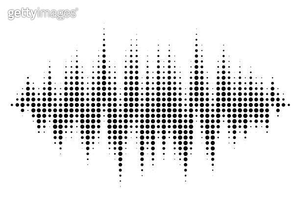 Sound wave. Voice recording concept and music recording concept ...