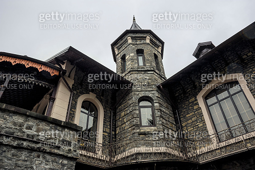 The Stirbey Castle in Sinaia Town, Romania (1132002454) - 게티이미지뱅크