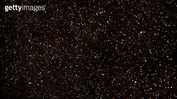 3D illustrations, small gold dust, graphics of fire flakes, particle ...