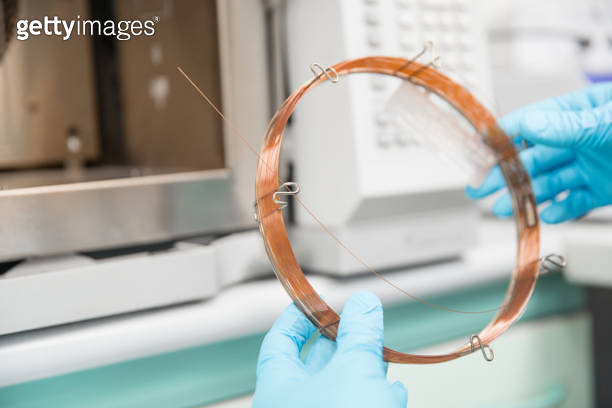 Researcher Installing Capillary Column into the Oven – Gas ...