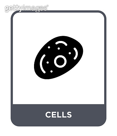 cells icon vector on white background, cells trendy filled icons from ...