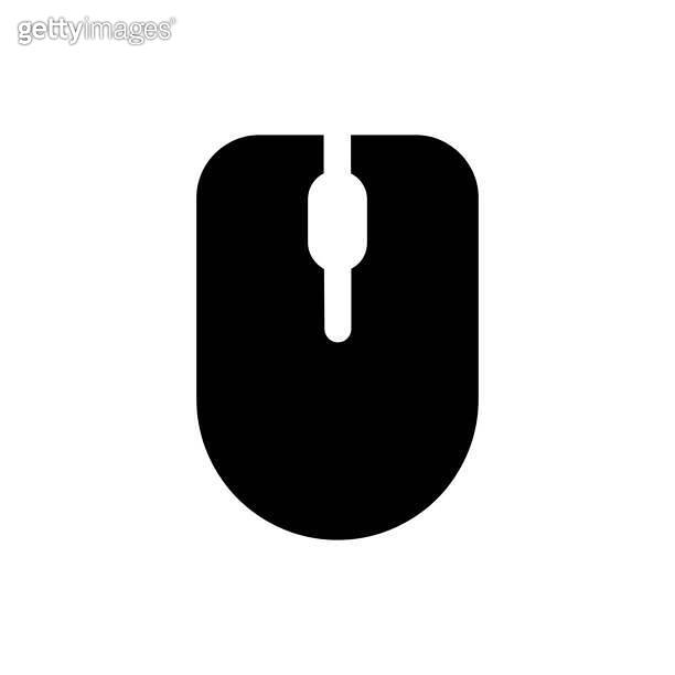 Black Mouse wheel symbol for banner, general design print and websites ...