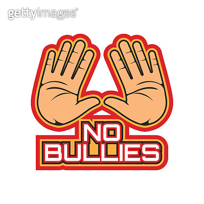 stop bullying, no bullying icon, vector illustration (1157404992) - 게티이미지뱅크