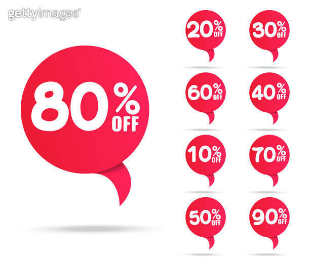 Retro-futuristic promotion banner, scroll, price tag. Vector ...