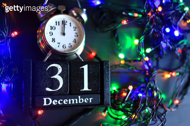 December 31st. New year composition. 이미지 (1182820866) - 게티이미지뱅크