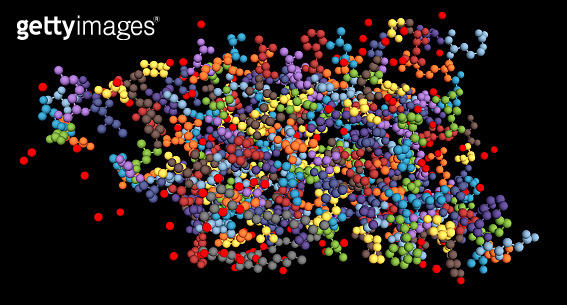 Aquaporin, integral membrane protein molecule. Also called water ...
