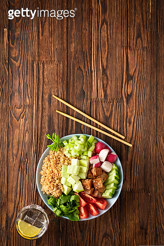 vegan, tofu, sushi, healthy, hawaiian, homemade, menu, square root ...