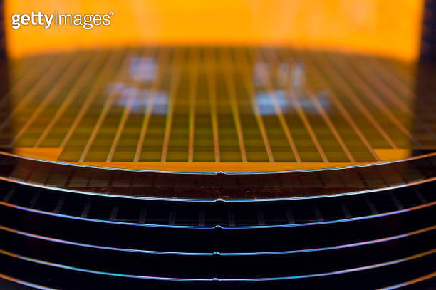 Patterned 12 Inch 300 mm Silicon Wafers in a FOUP Container (1167267175 ...