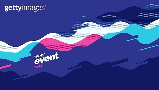 Layout poster template design for mega event 이미지 (1160607813) - 게티이미지뱅크