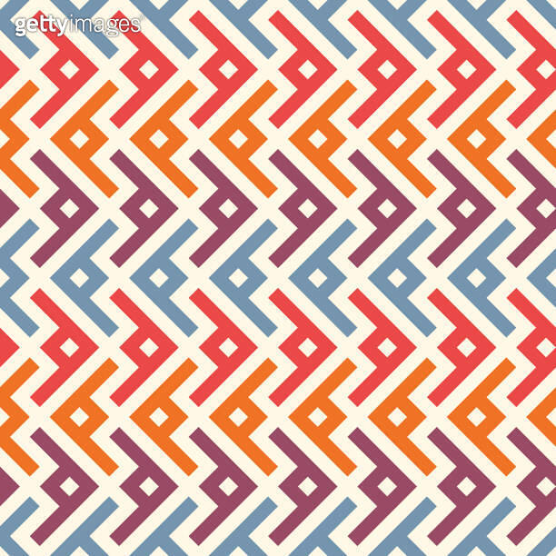 Ethnic, tribal seamless surface pattern. Repeated symbols background ...