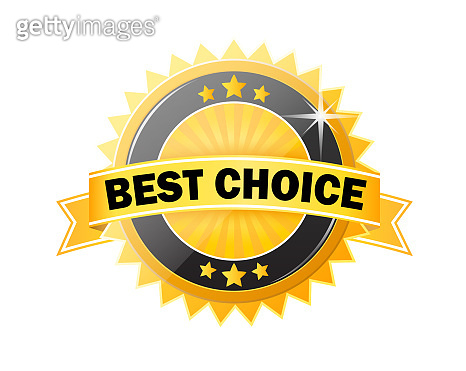 Best Choice Golden Shiny Label Sign. Vector 이미지 (1166257619) - 게티이미지뱅크