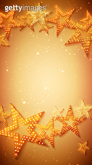 Retro stars abstract background for your design, light and shining ...