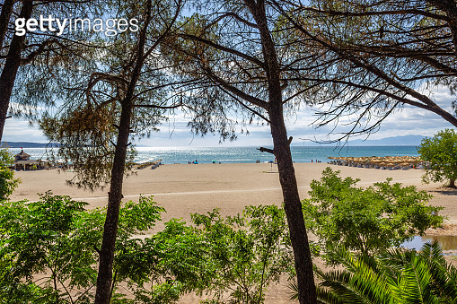 Oren Beach Panoramic view. Burhaniye district popular touristic ...