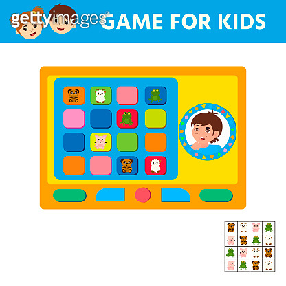 Game for kids. Activity page with pictures. Sudoku with animals ...