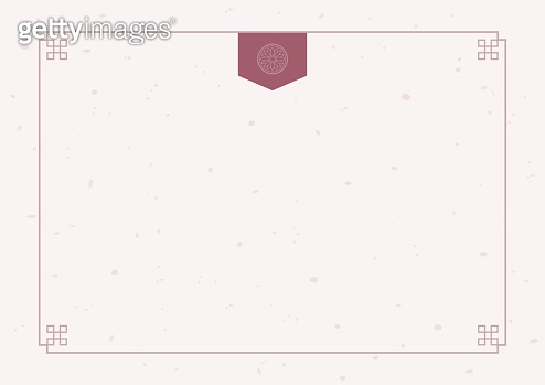 Korean traditional frame on paper texture background 이미지 (1163465706 ...