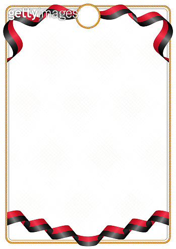 Frame and border of Papua New Guinea colors flag (1094491142) 일러스트, 무료 ...