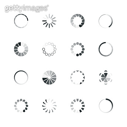 Loading icon. Web ui template loading buffering process progress bar ...