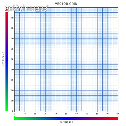 Grid infographic graph vector illustration, with sharp easy to view ...