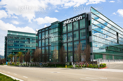 Micron Technology Inc. One of american leader in semiconductor devices, dynamic random-access ...