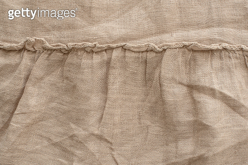 natural fabric linen texture, beige color, unbleached material for ...