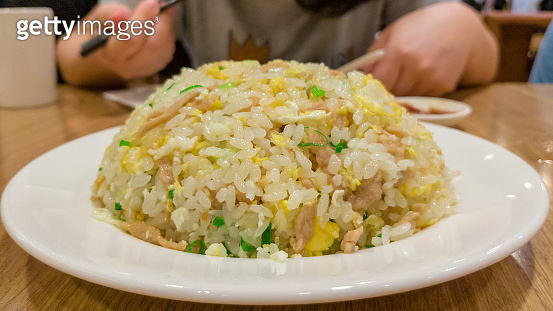 Delicious Fried rice dish in Taiwan 이미지 (1168506139) - 게티이미지뱅크