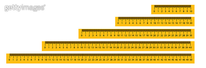 Measure Tape ruler metric measurement. Metric ruler. metric vector ...