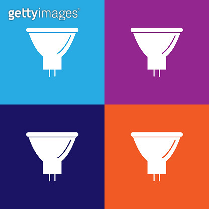 energy saving fluorescent light bulb icon. Signs and symbols can be ...