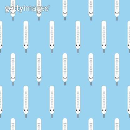 Seamless pattern texture of endless repetitive cute medical mercury ...