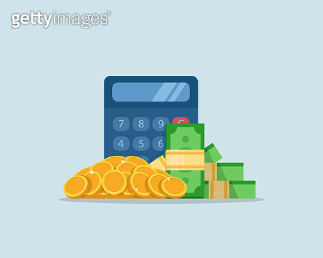 Money, coins and banknotes vector illustration (1190991282) 일러스트, 무료 ...