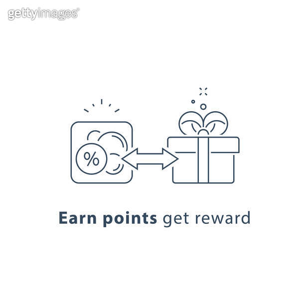 Loyalty program, earn points and get reward, marketing concept 이미지 ...