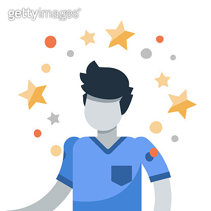 Award ceremony, talented person, creativity and potential development ...