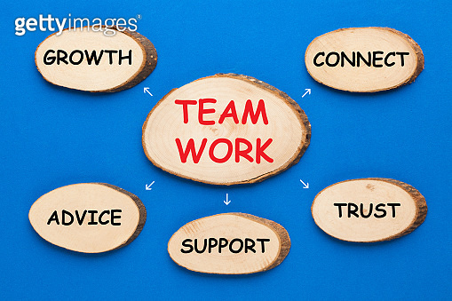 Teamwork Diagram Concept 이미지 (1160988203) - 게티이미지뱅크