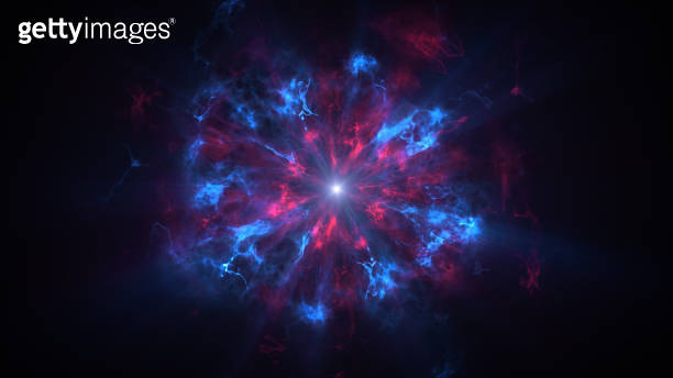 Colorful shock wave consisting particles. VFX elements, Graphic ...