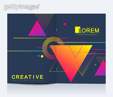 Modern vector template for brochure, Leaflet, flyer, advert, cover ...