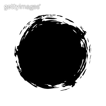 Grungy round ink circle 이미지 (1187138149) - 게티이미지뱅크