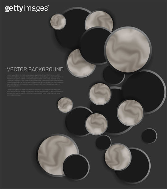 Modern abstract circle vector background. The overlapping and simple ...