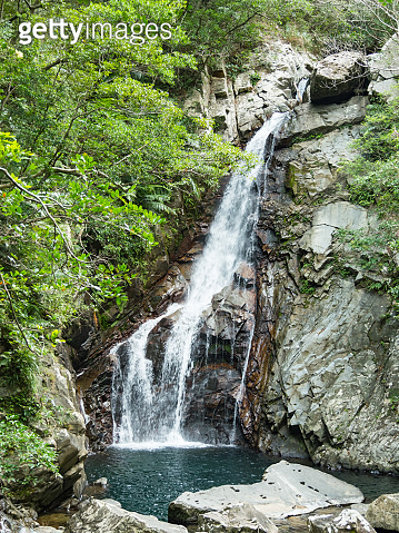 Hiji large-waterfall in Kunigami village in the northern part of ...