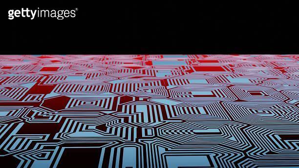 Digital circuit board futuristic communication concept for technology ...