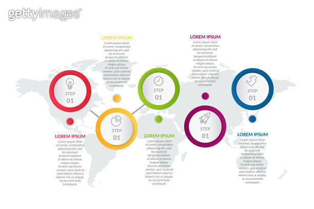 infographic flow chart design . business infographic concept for ...