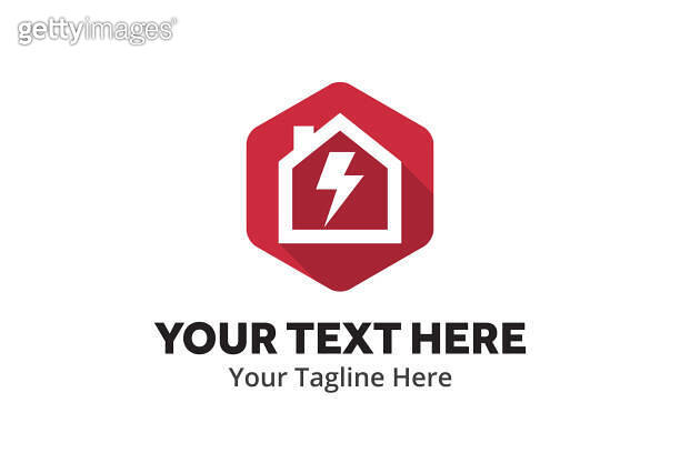 simple electrical logo creative design in flat style with color ...
