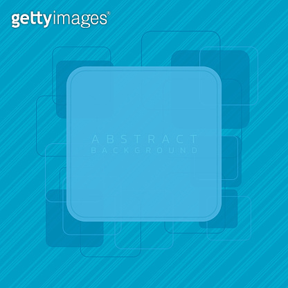 Abstract background blue modern square shape style with space for your ...